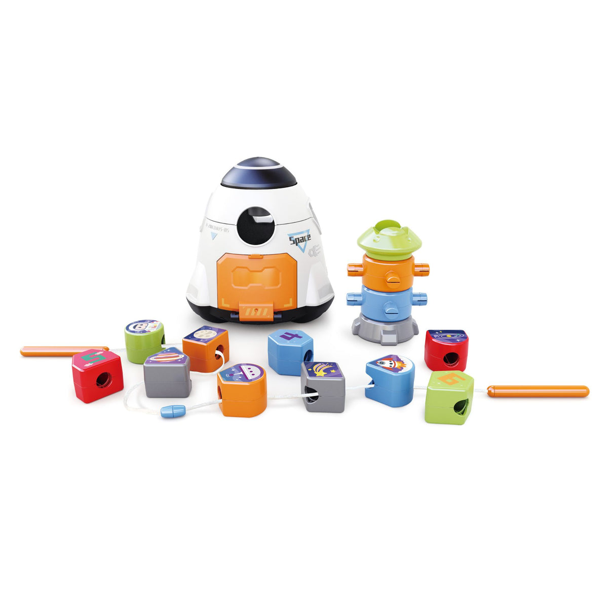 Hola Magic Toy Spaceship Shape Sorter Building Set – Hola Toys Australia