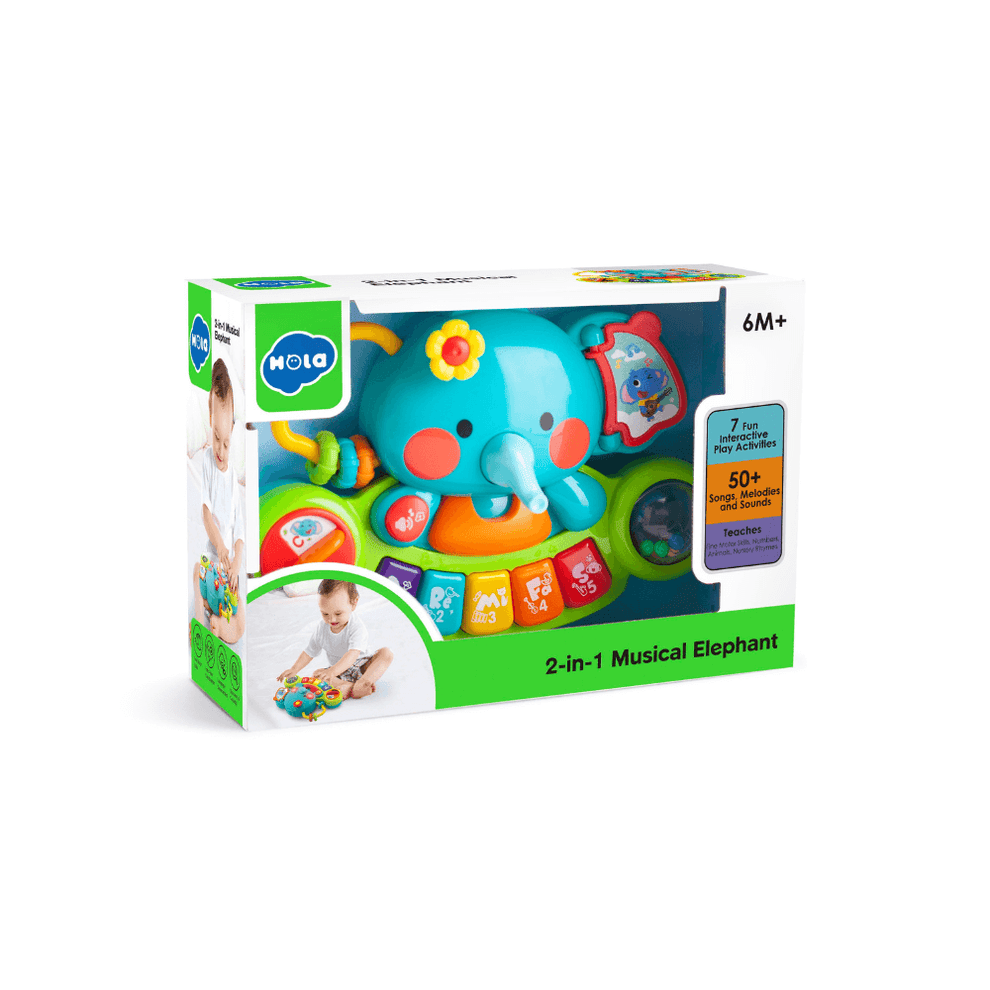 Hola Elephant Keyboard | Hola Toys | Educational Toys | Early Learning ...